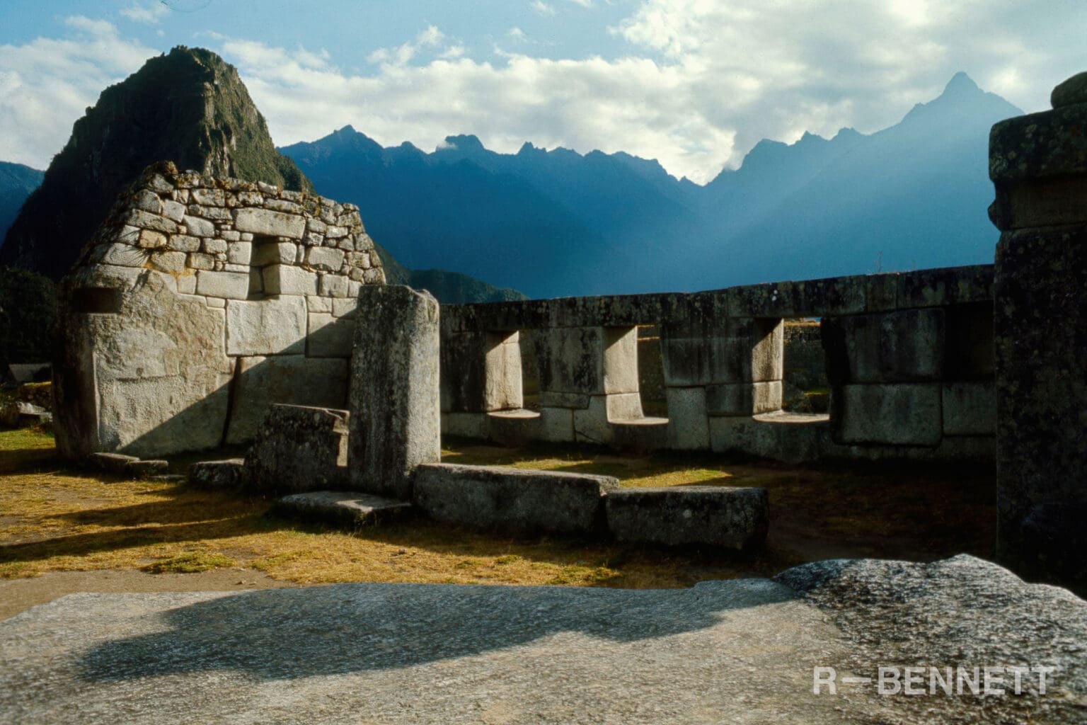 The Temple of Three Windows, Machu Picchu, Peru 1969 | Richard Bennett ...